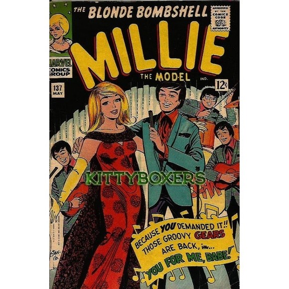 Marvel | Toys | Millie The Model Blond Bombshell 37 1966 Modeling With ...